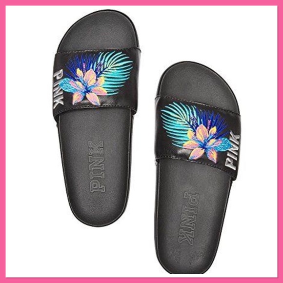 PINK Victoria's Secret | Shoes | Victorias Secret Pink Bling Tropical ...